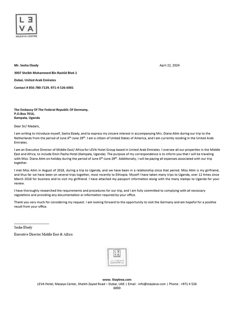 Introduction Letter Sash | PDF