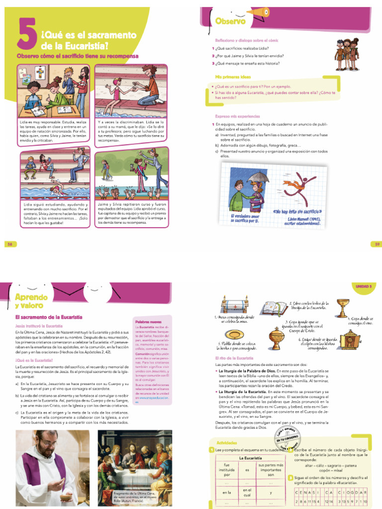 4º de Primaria Unidad 5 | PDF