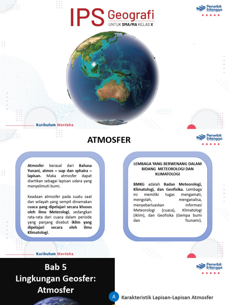IPS Geografi SMA Kelas X - Bab 5 - Atmosfer Fix | PDF