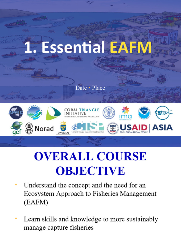 Essential EAFM - Course Overview 2018 | PDF | Fishery | Fisheries Management