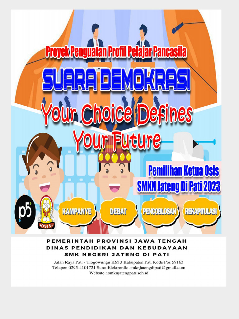 Modul - P5 - Kelas X - Fase e - Suara Demokrasi | PDF | Karier & Perkembangan | Ilmu Sosial
