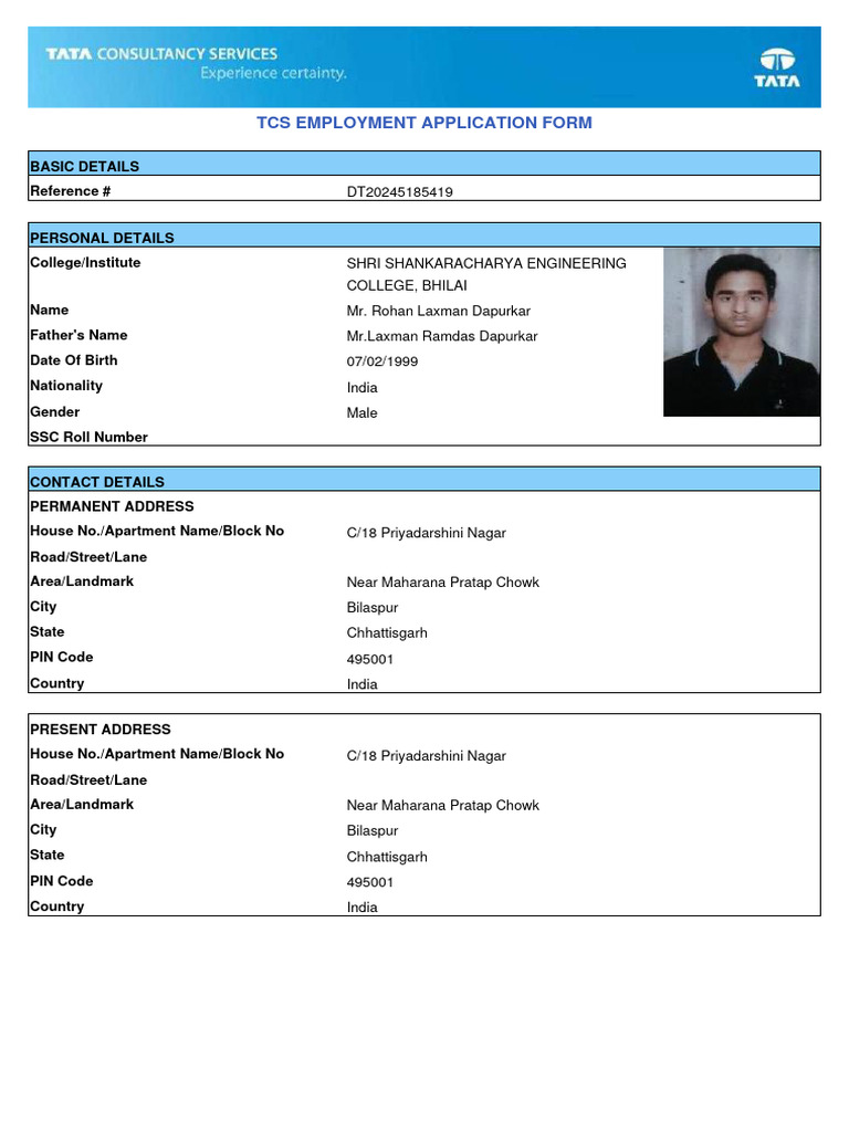 DT20245185419 Application | PDF | Employment | Justice