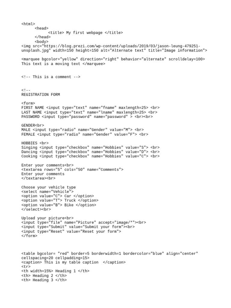 HTML | Download Free PDF | Web Development | Hypertext