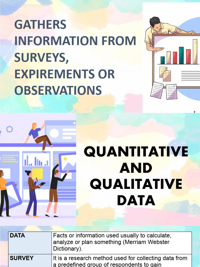 LESSON 7.1 Summary | PDF | Data | Survey Methodology