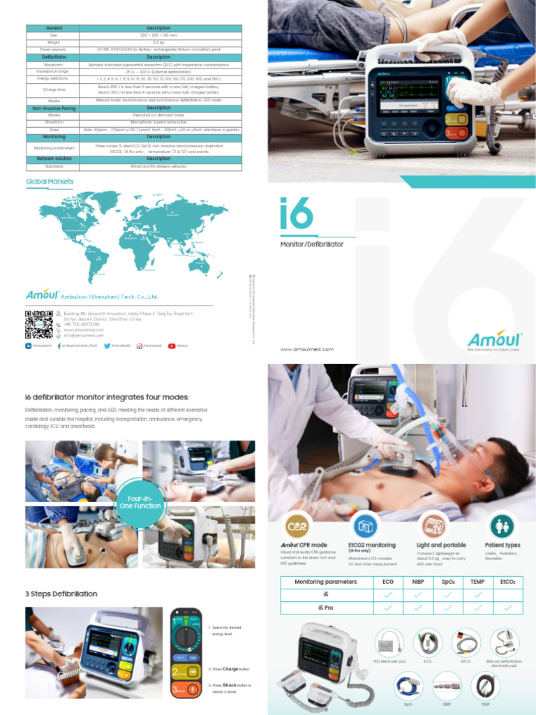 I6 Defibrillator | PDF | Clinical Medicine