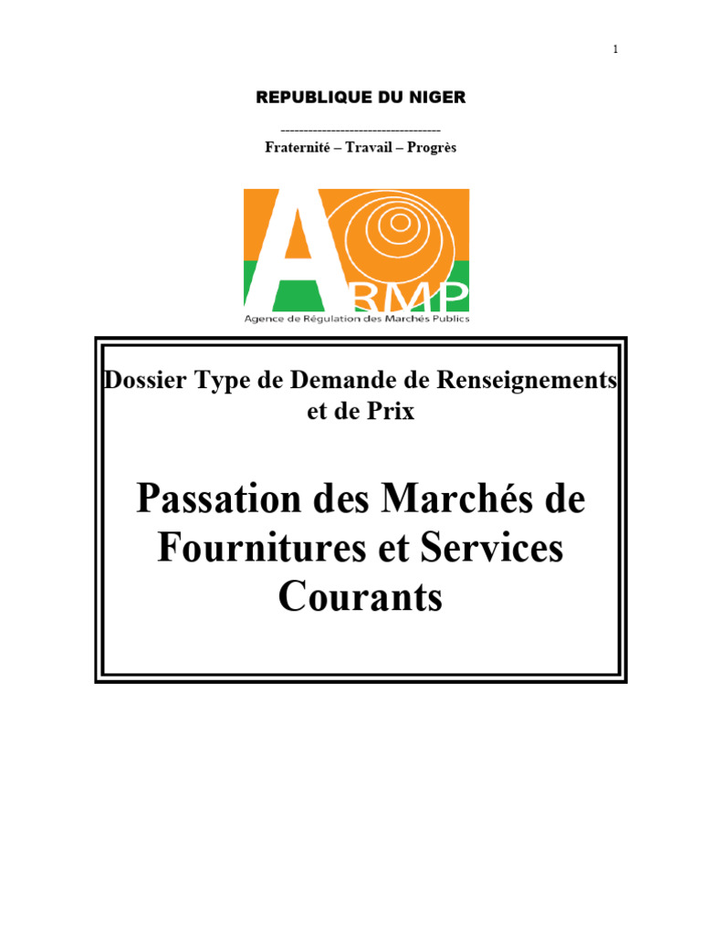 Dossier Type DRP | PDF | Finance et gestion monétaire | Affaires