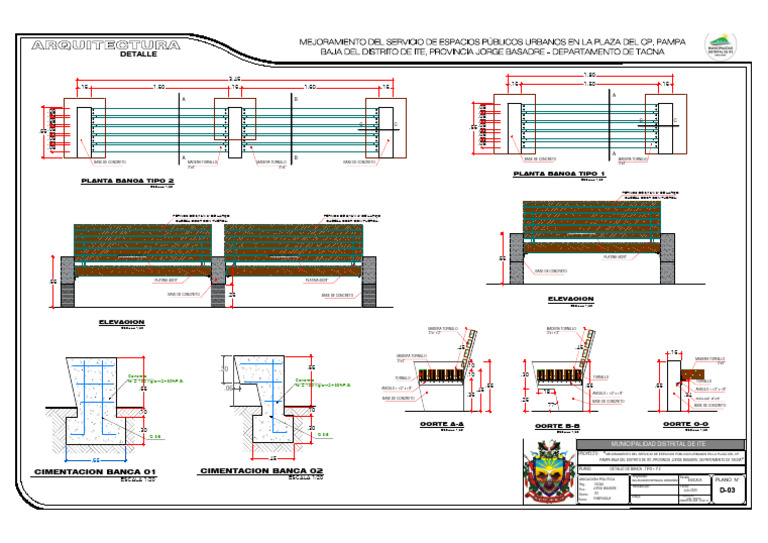 10.DETALLE DE BANCAS, D-3, D-4-Layout1 | PDF
