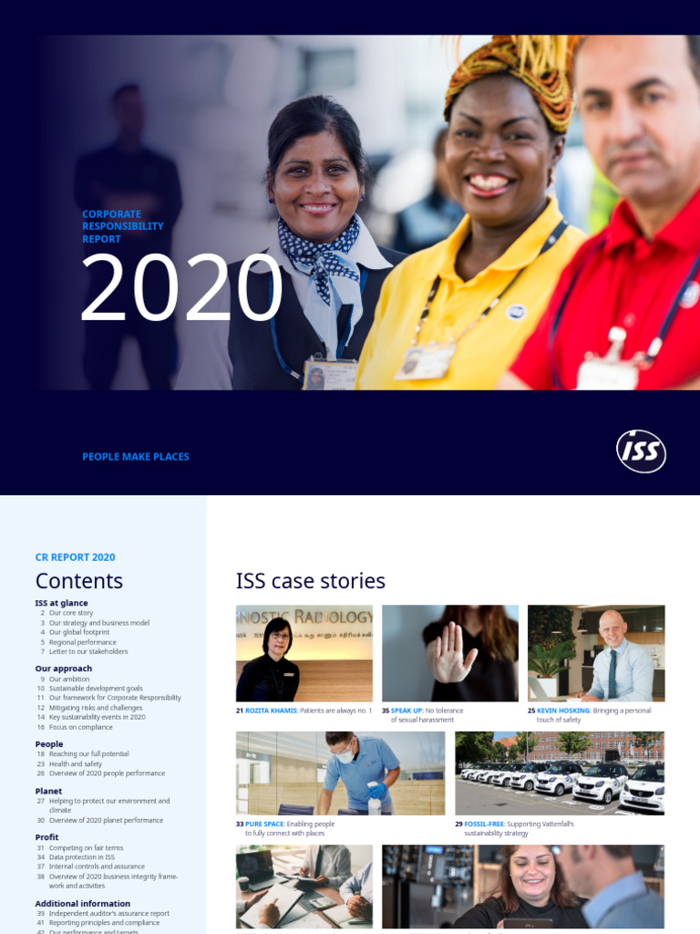 2020 ISS Corporate Responsibility Report | PDF | Sustainability ...