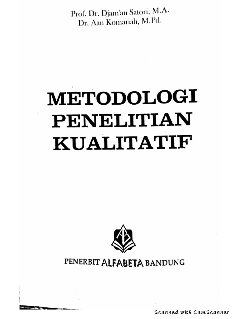 Konsep Populasi Dan Sampel Dalam Penelitian Kualitatif Prof - Dr.djam'an Satori, MA Dan DR - Aan ...