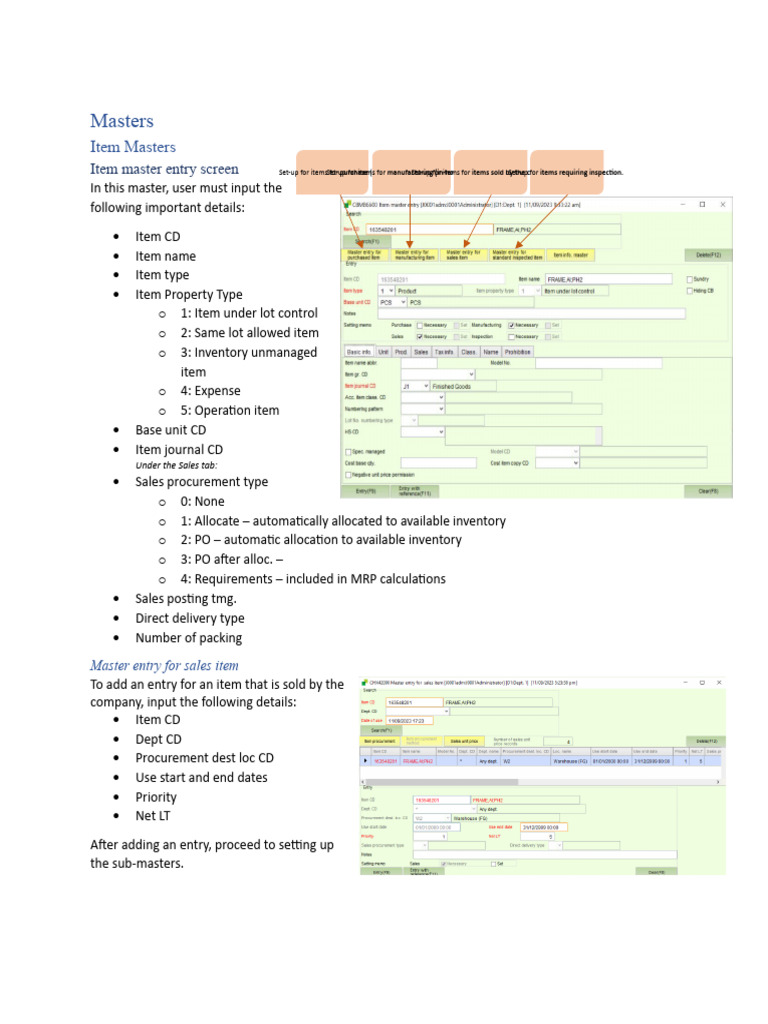 Mcframe SCM Notes | Download Free PDF | Prices | Inventory