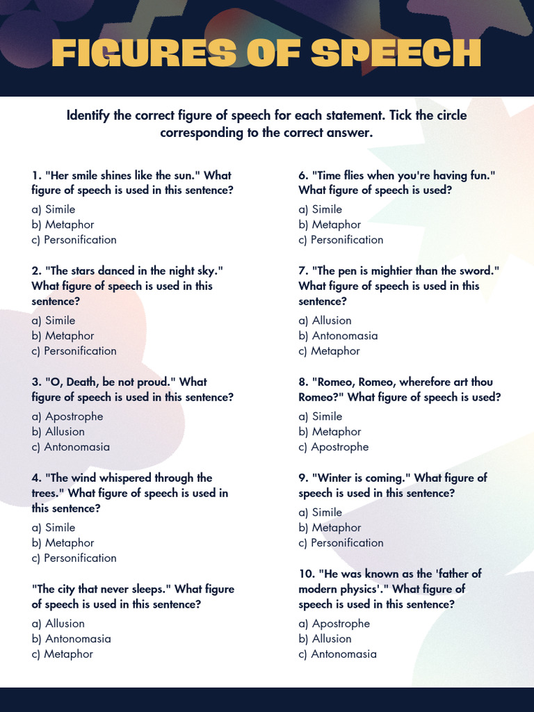 Figures of Speech | PDF