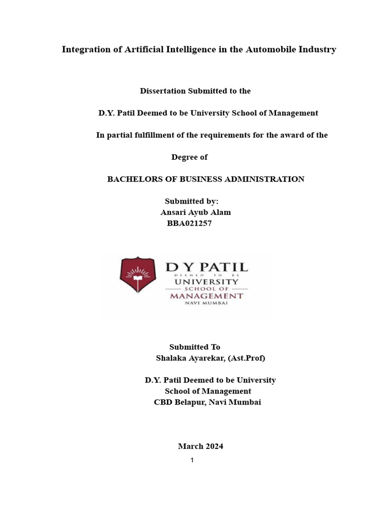 Final Project Study PDF | PDF | Artificial Intelligence | Intelligence (AI) & Semantics