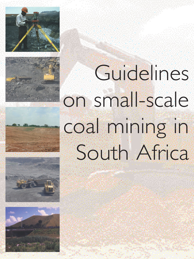 Task 3.3 - Small Scale Mining Guidelines | PDF | Coal | Entrepreneurship