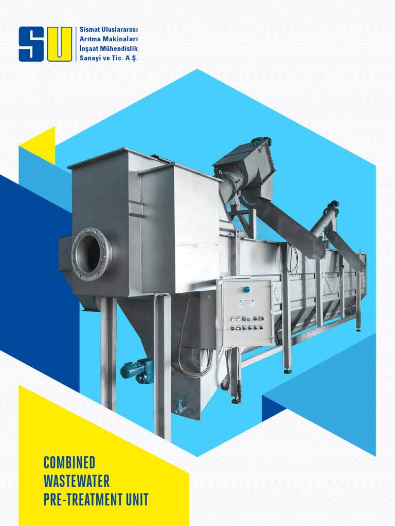 Sismat Combined Pretreatment Unit SKP Brochure A4 Spreads | PDF ...