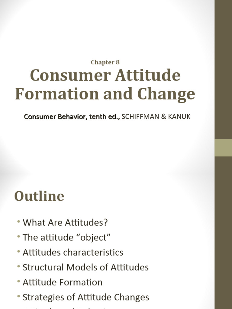 Dokumen - Tips Consumer Behavior Consumer Attitude Formation and Change | PDF | Attitude ...