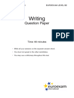Grade 8 Transactional Writing Topics | PDF | Foreign Language Studies
