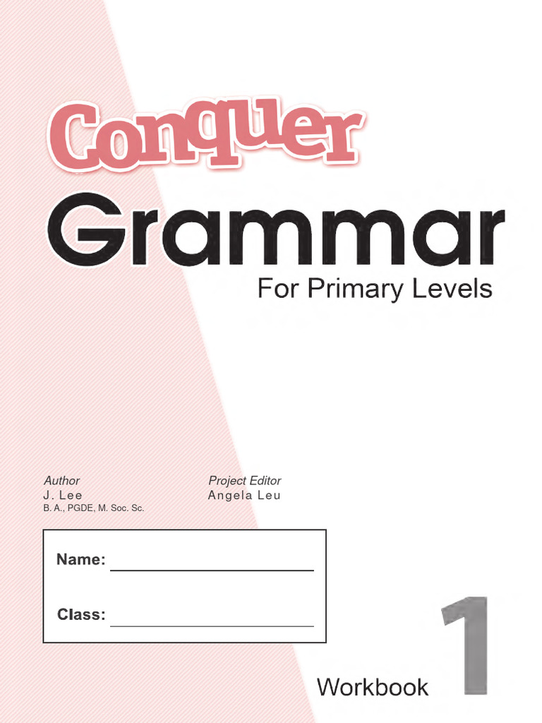 SAMPLE Conquer Grammar 1 | PDF | Plural | Grammatical Number