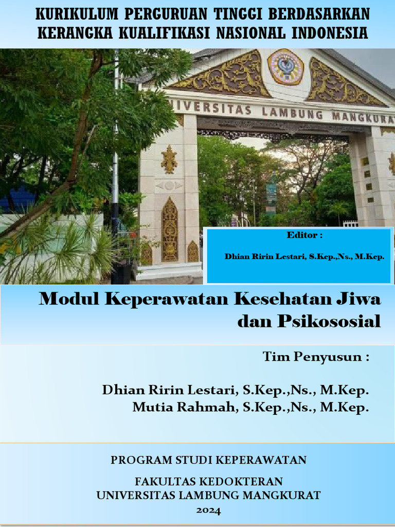 MODUL Kep Kes Jiwa & Psikososial 2024 | PDF