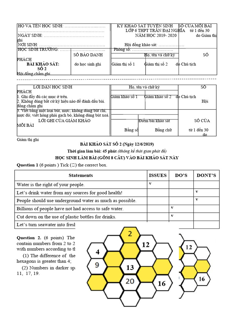 De Tu Luan 2019 | PDF