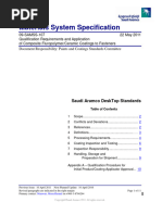 Manufacturer - Approved Saudi Aramco Data Sheet APCS-1A/1B/1C/1D/1E//1F | PDF | Paint | Applied ...