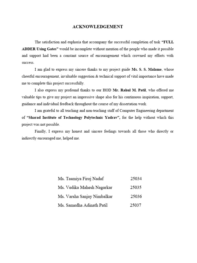 DTE ACKNOWLEDGEMENT | PDF | Logic Gate | Digital Electronics