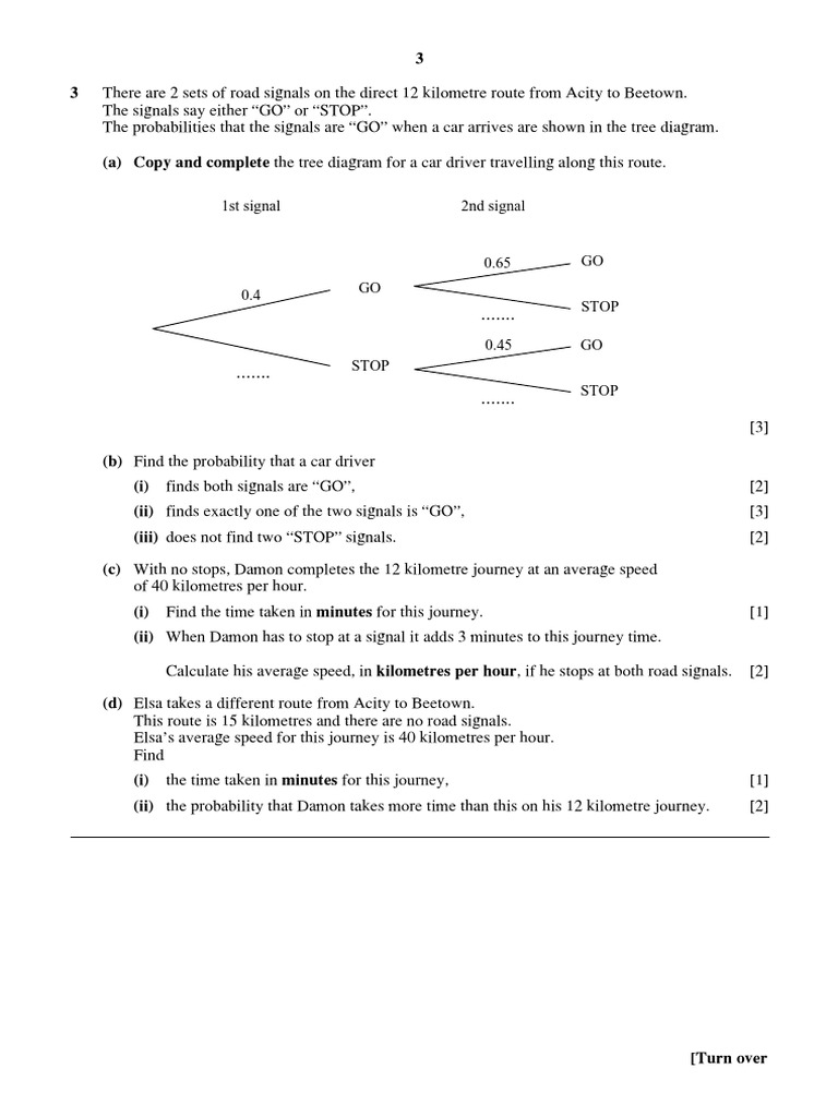 Probability MYP-5 | PDF | Speed | Spin (Physics)