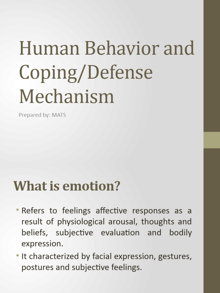Human Behavior 2 2 | PDF | Emotions | Stress (Biology)