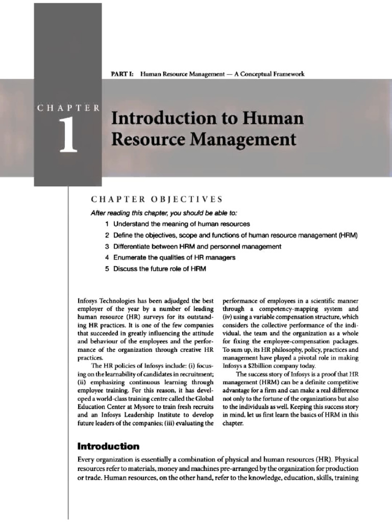 HRM CHP 1 | PDF
