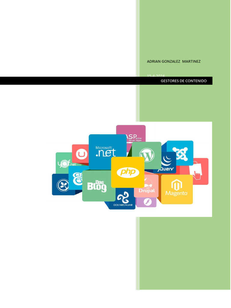 Gestores de Contenido | PDF | Word Press | Las compras en línea