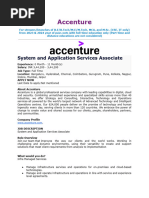 Accenture Prep: Study & Mock Tests | PDF | Career & Growth | Computers