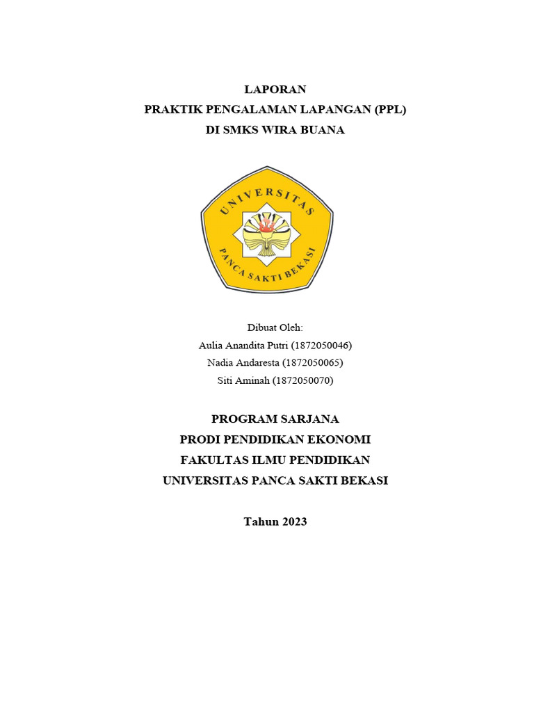 Laporan PPL - SMK Wira Buana | PDF