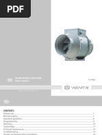 Nuaire AVT - Aire-Volve Twin Fans For Indoor Use | PDF | Duct (Flow) | Personal Protective Equipment