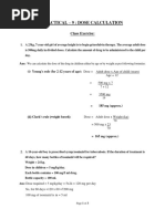 Clexane Dosage Calculation by Weight | PDF