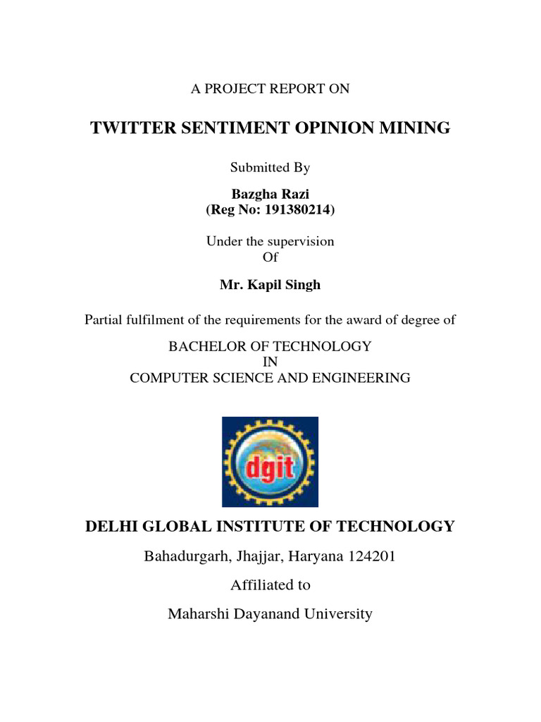 ProjectReport Sample-1 | Download Free PDF | Python (Programming Language) | Computer Programming
