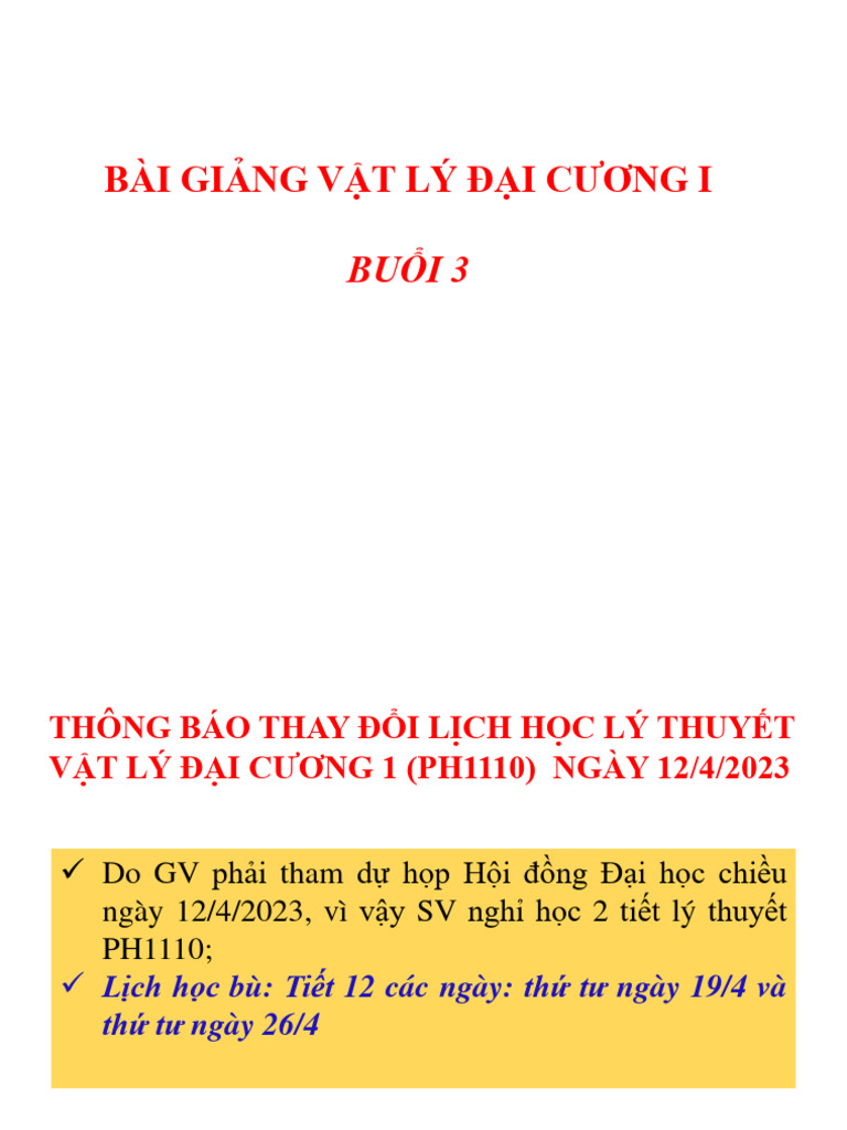 Bu I 3-LT - PH1110-K67 KSTN-Chương 2 Ngày 5-4-2023 - End | PDF