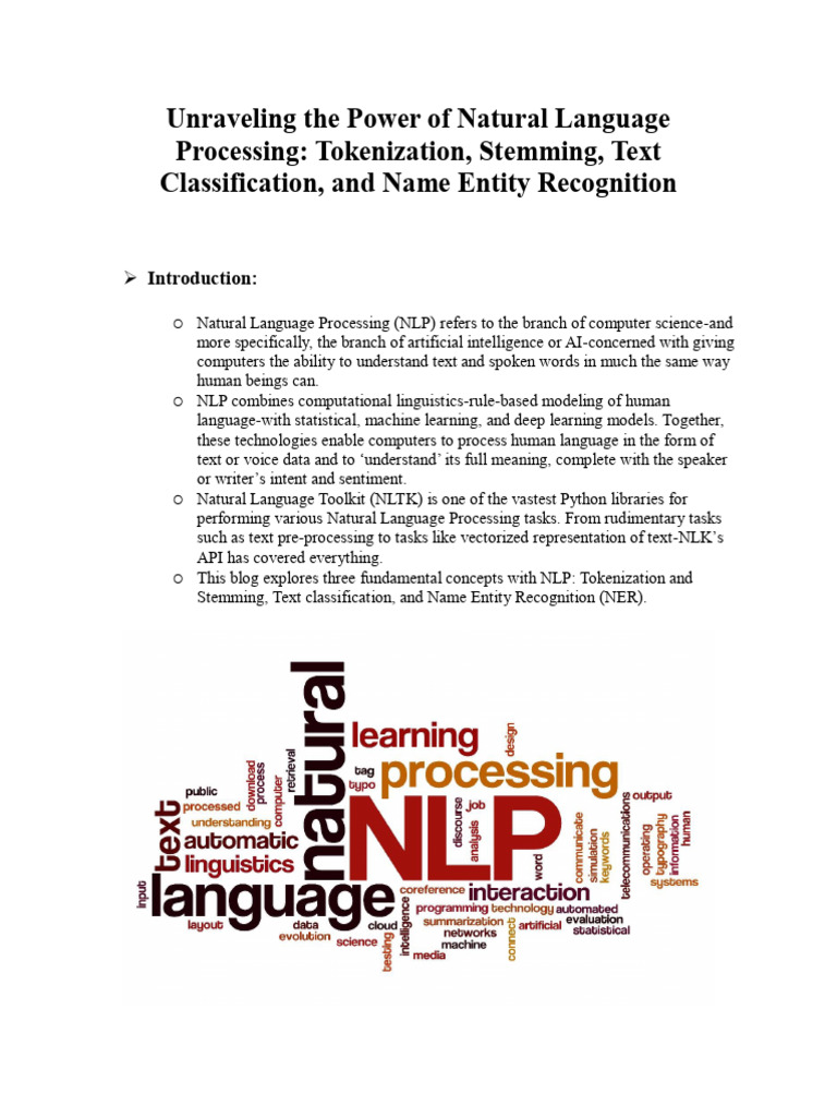 Unraveling The Power of Natural Language Processing | PDF | Machine ...