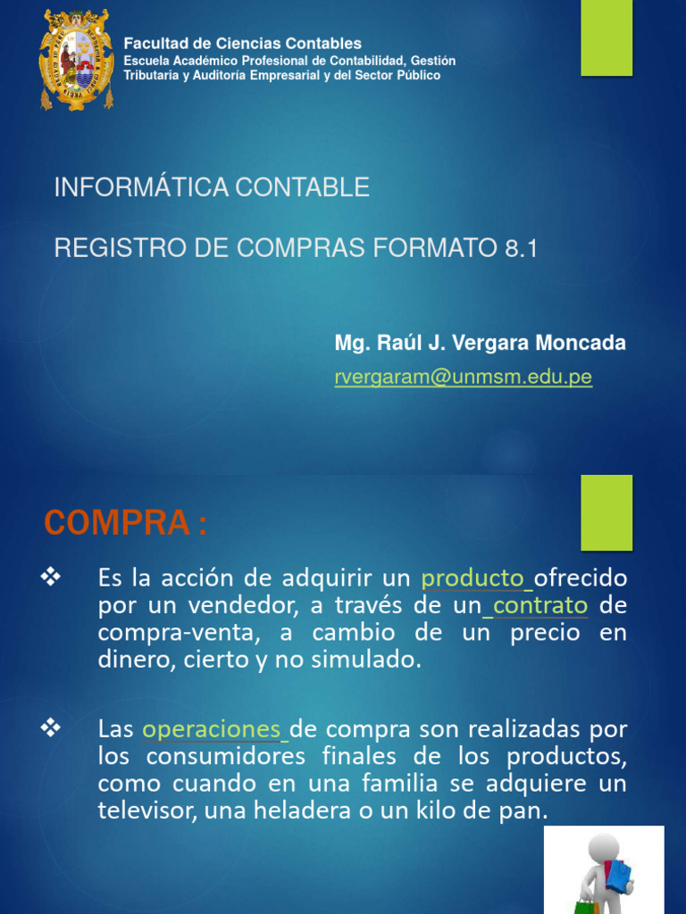Sesión 15-Registro-De-Compras | PDF | Contabilidad | Factura
