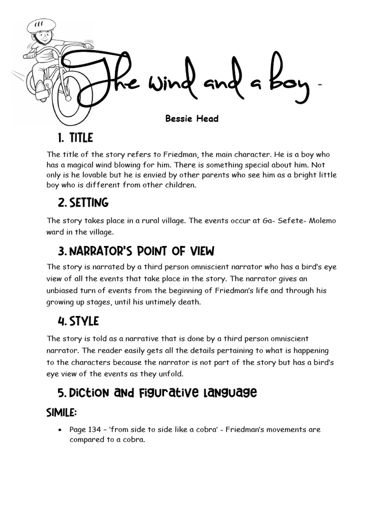 The Wind and A Boy | PDF | Narration