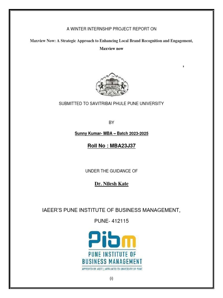 Sunny Kumar Final Project | PDF | Digital Marketing | Marketing