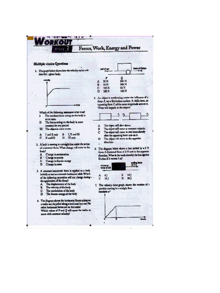 PP2005 Physics Exercises | PDF