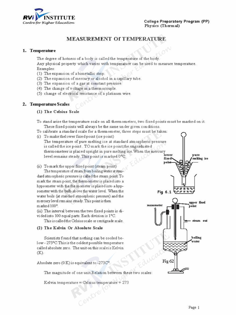 Physics - Thermal | PDF