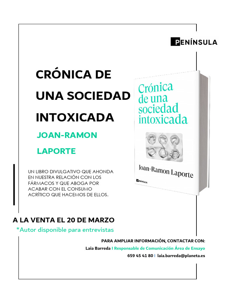 Crónica de una sociedad intoxicada | PDF | Trastorno depresivo mayor ...