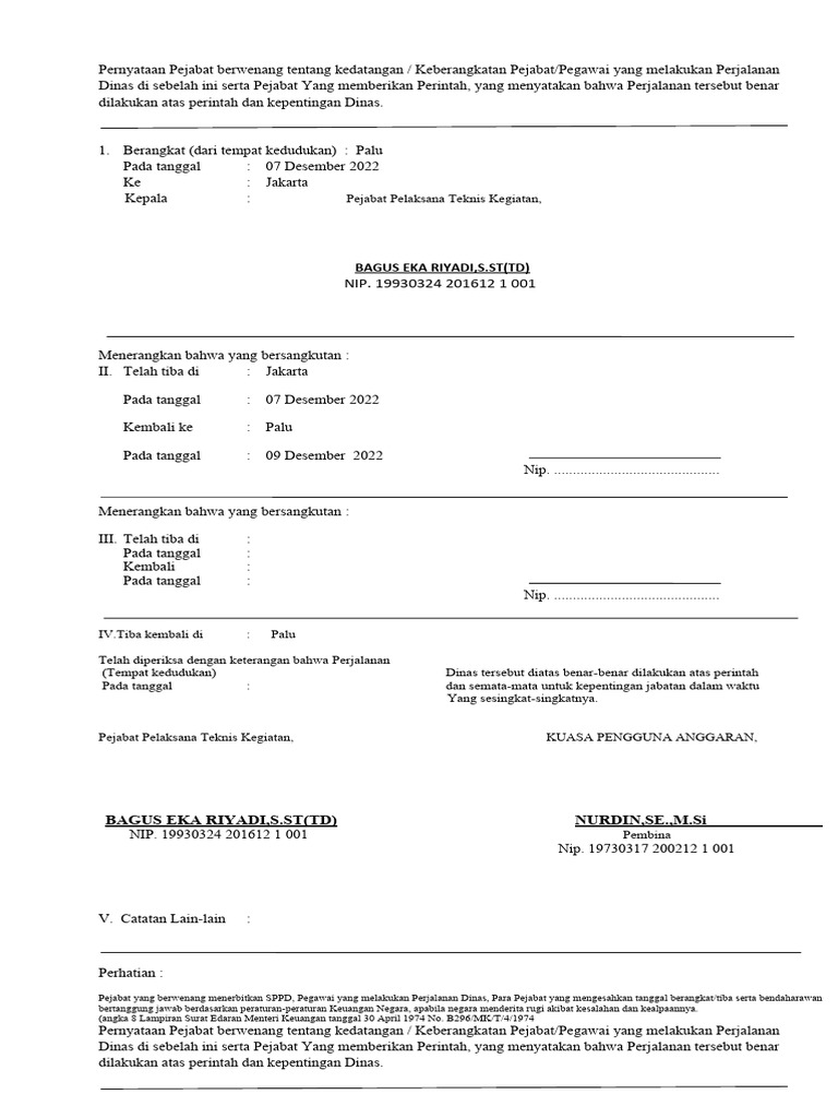 Lamp-SPPD Jakarta | PDF