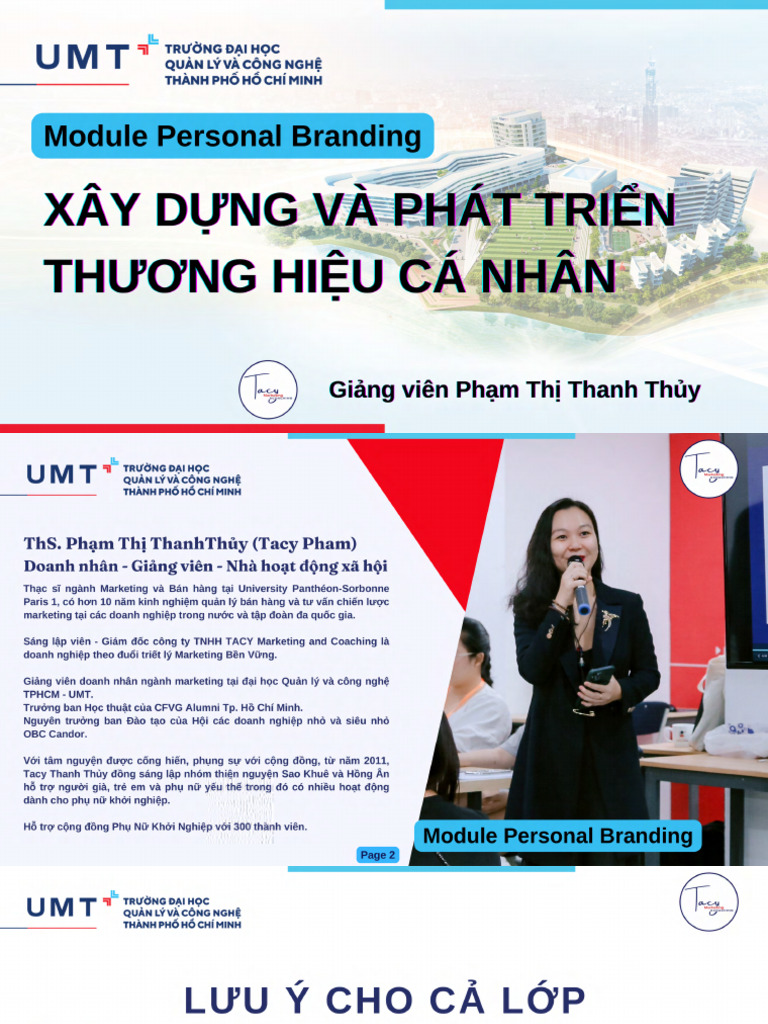 UMT - Personal Branding Module - CHAPTER 1&2 ToS | PDF