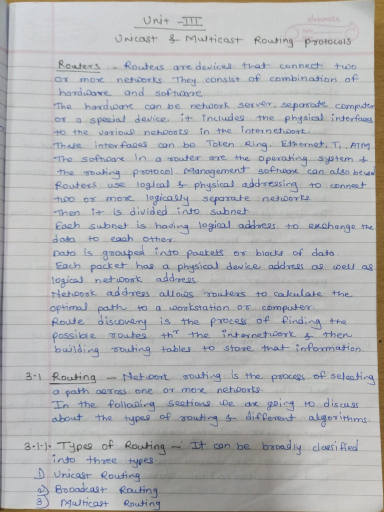 Acn Unit 3 Notes Pdf