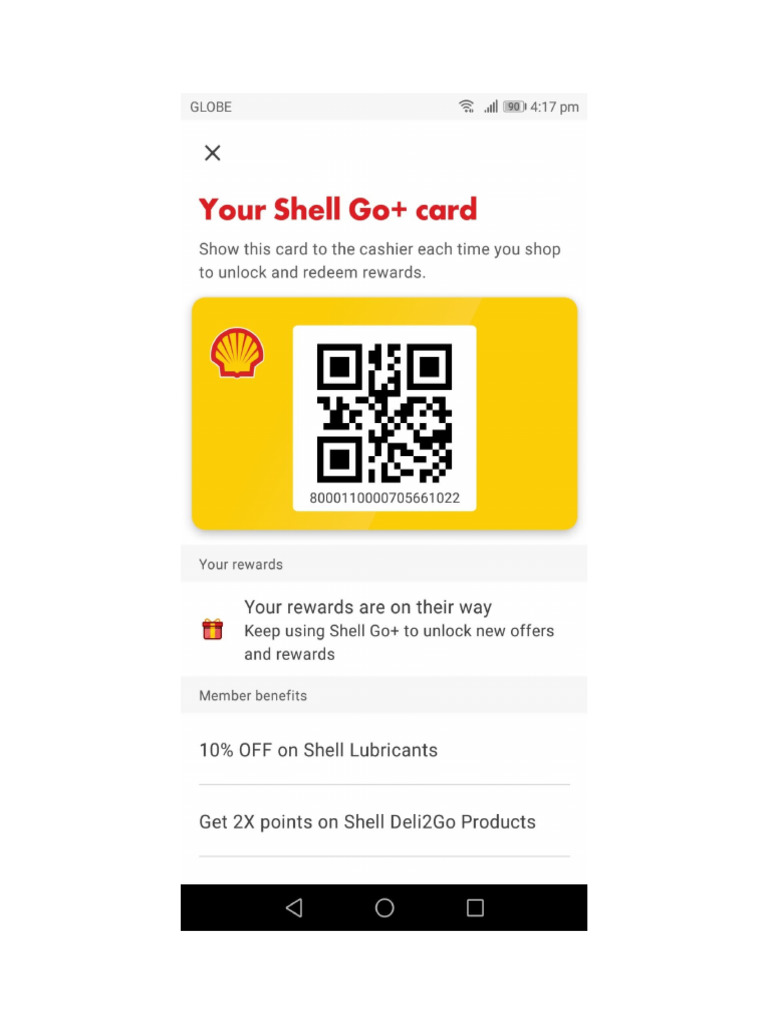 Shell Go App QR CODE | PDF