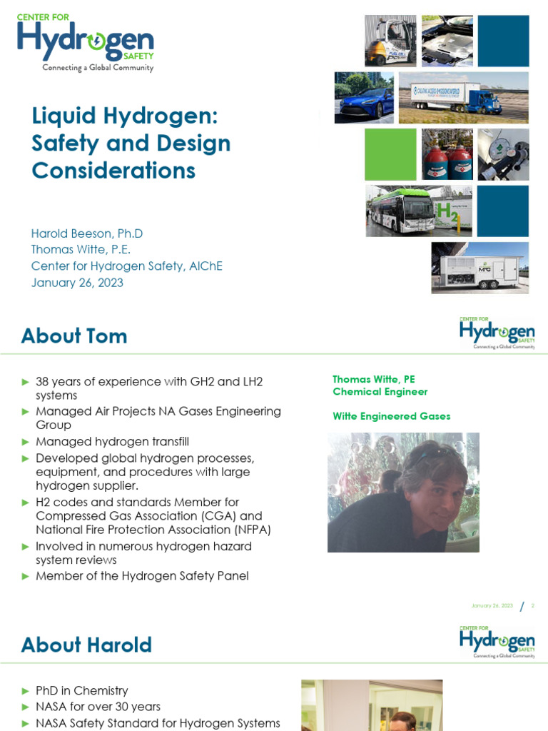 LH2 Safety and Design Considerations Important | PDF | Liquid Hydrogen ...