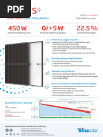 Trina 620w Datasheet | PDF | Solar Panel | Photovoltaics