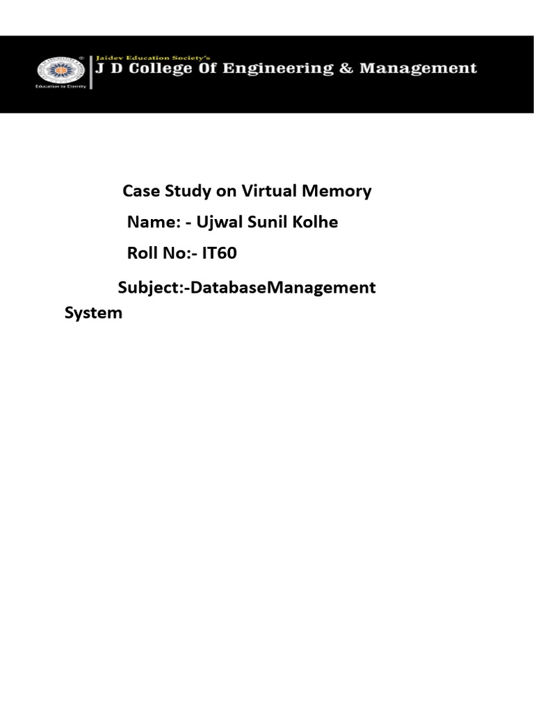 DBMS Case Study | PDF | Computer Data Storage | Data DBMS Case Study | PDF | Computer Data Storage | Data