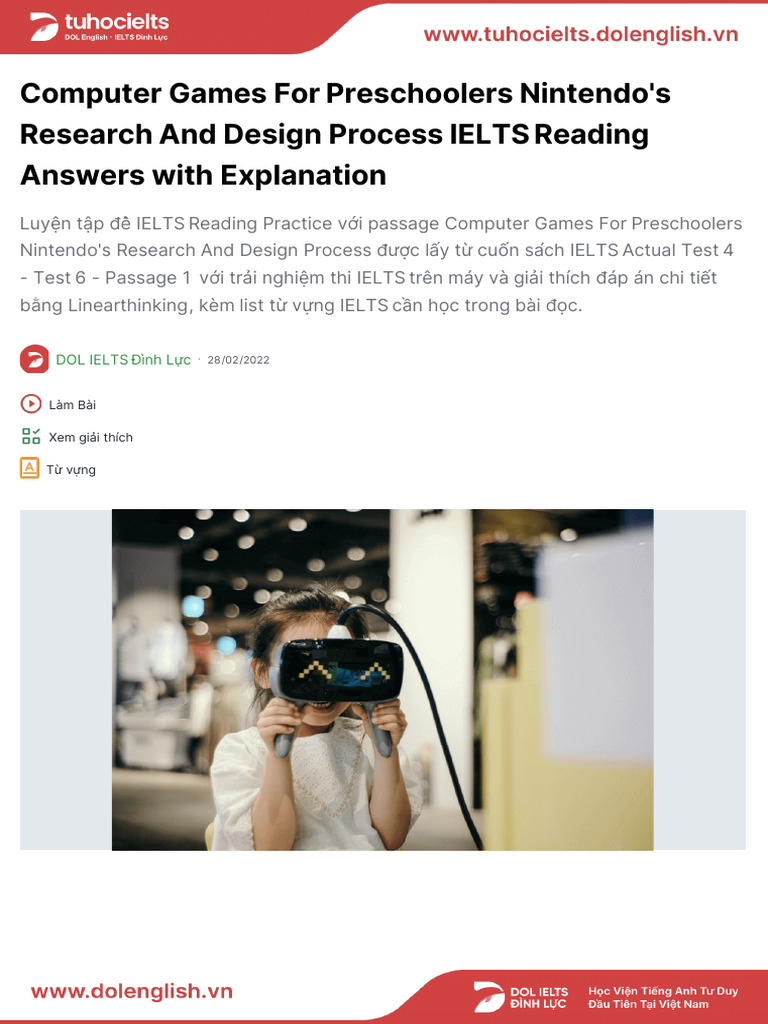 Computer Games For Preschoolers Nintendo's Research and Design Process ...